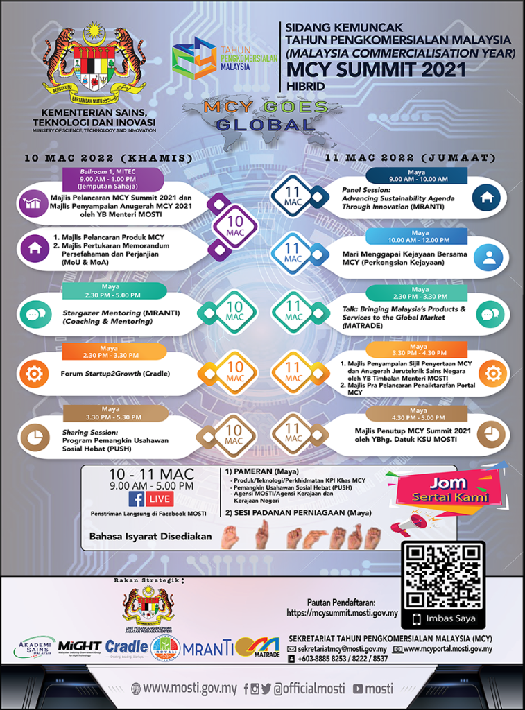 MCY Summit - Tahun Pengkomersialan Malaysia